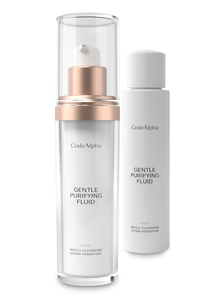 Promo Gentle Purifying Fluid C-FB - 50+50ml | CodeAlpha eShop